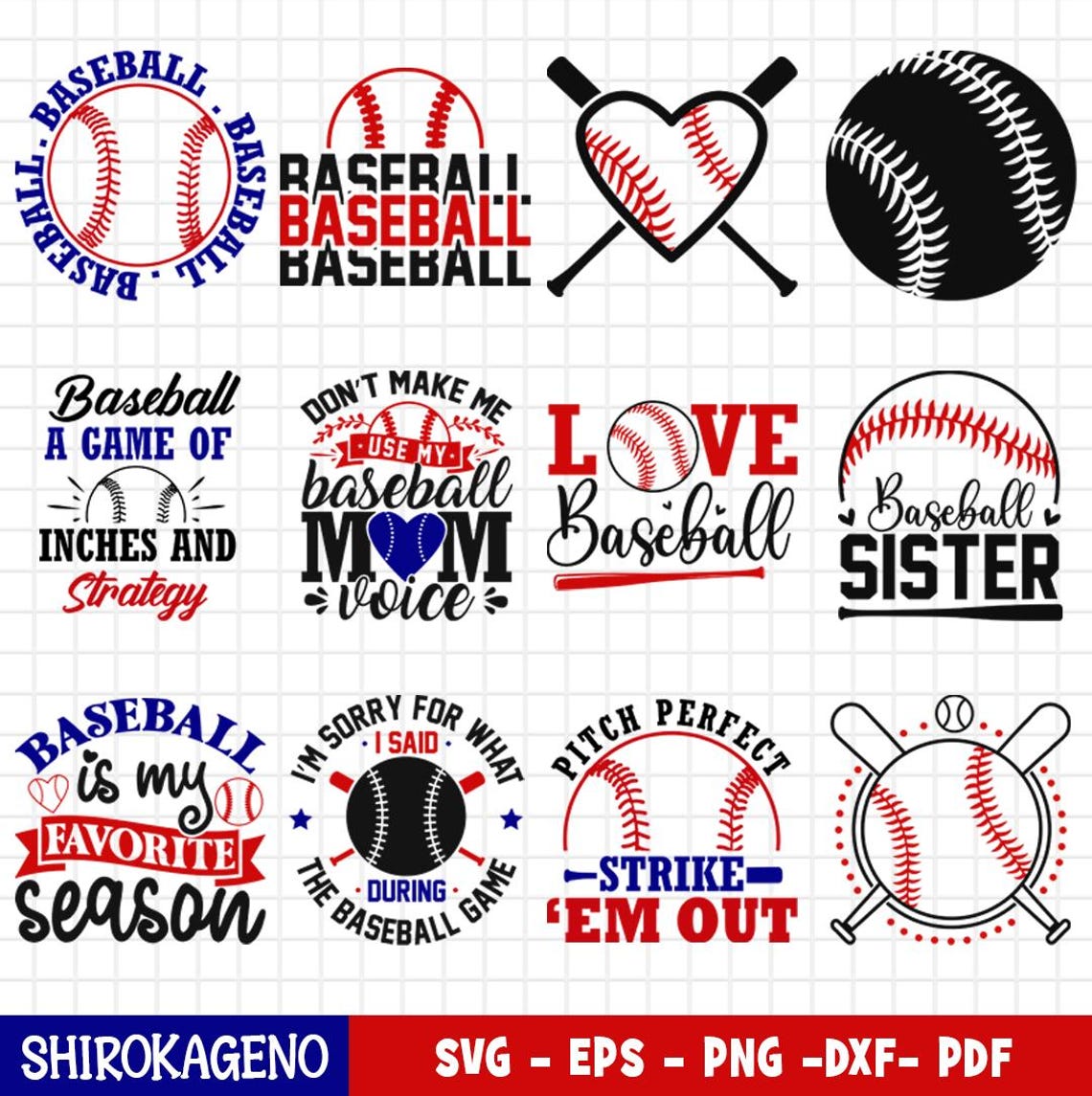 Baseball Svg Bundle, Baseball Quotes Svg, Baseball Heart Svg, Baseball ...