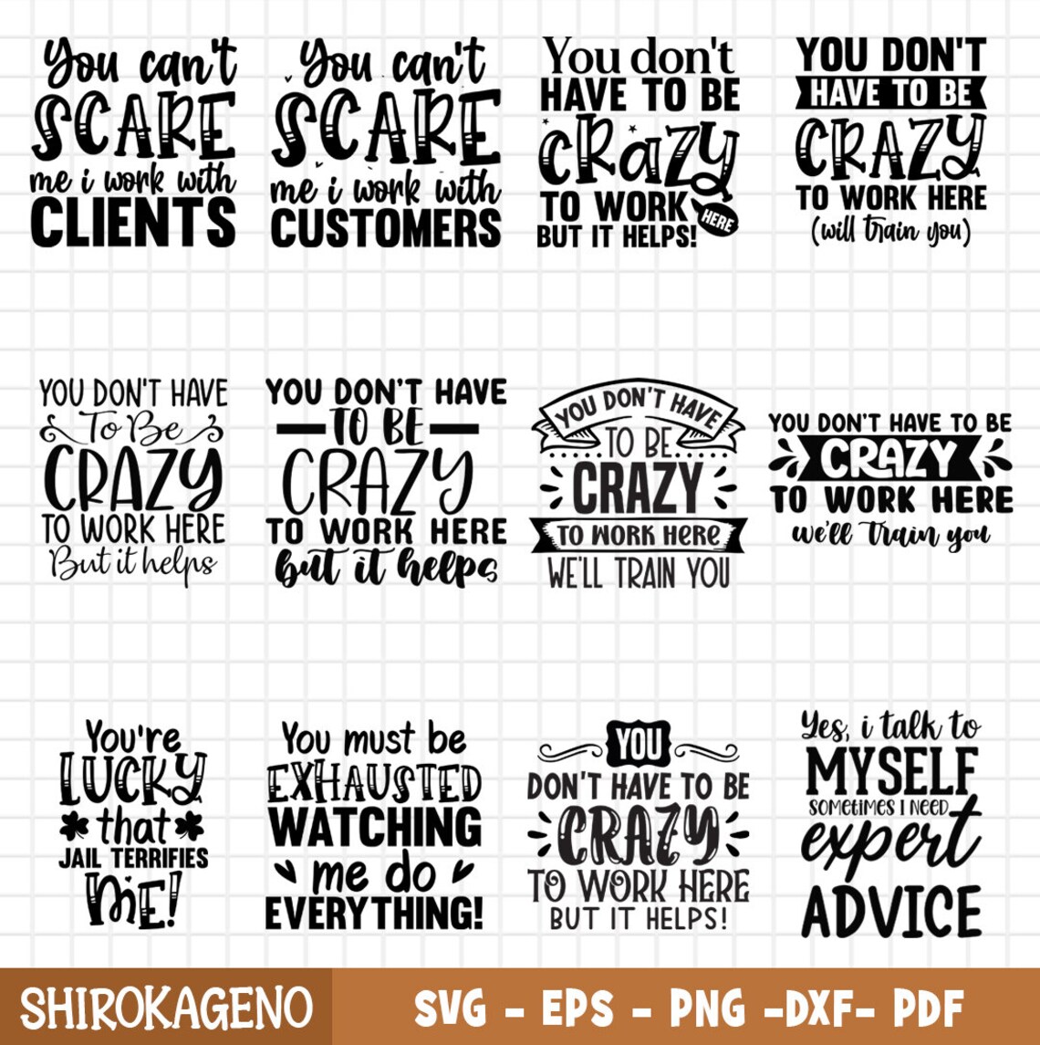 Funny Office Coffee Mug Svg Bundle, Coffee Mug Svg, Coffee Cup Svg ...