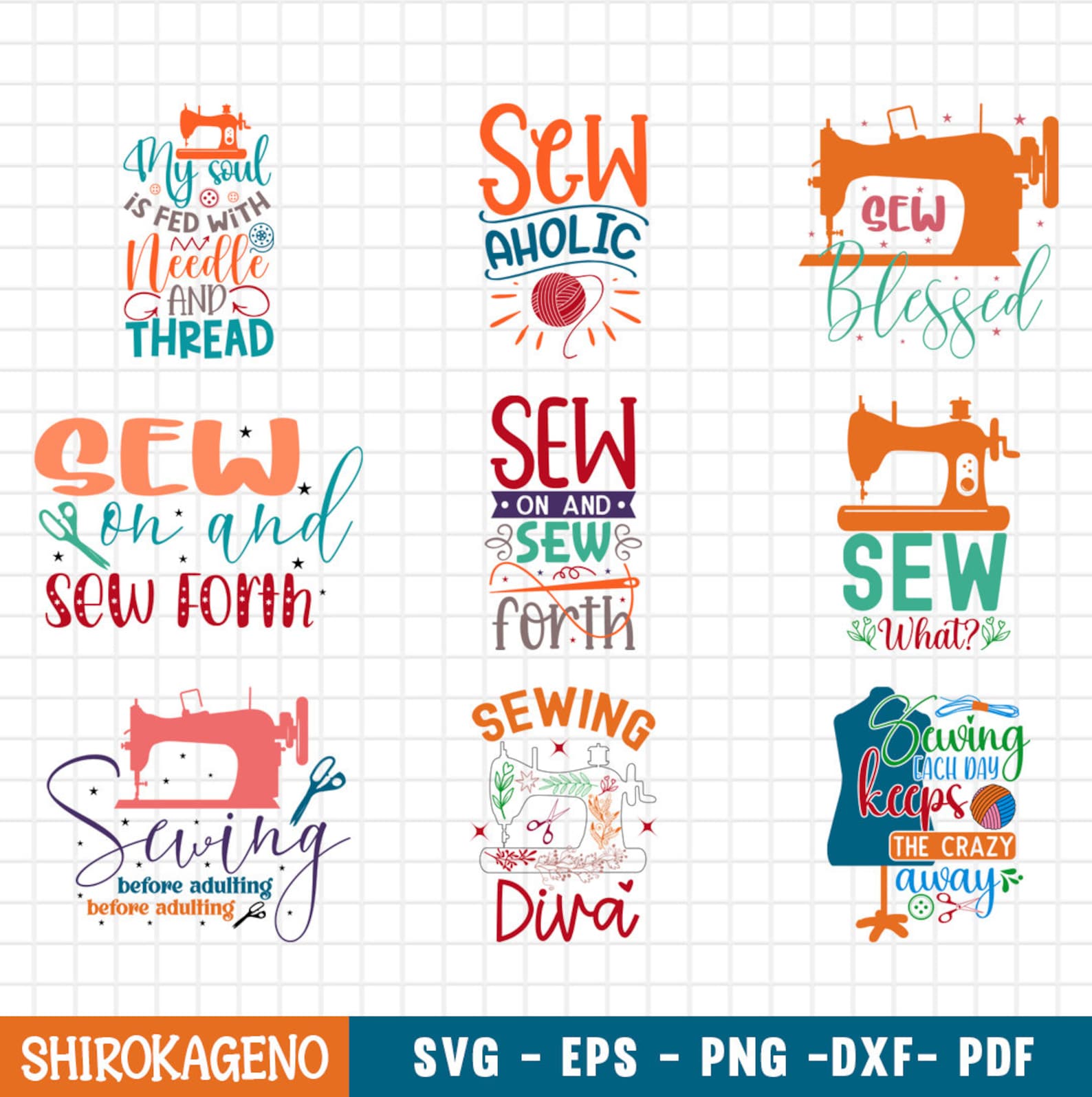 Sewing Svg Bundle, Sew Svg, Sewing Machine Svg, Sewing Room Svg ...