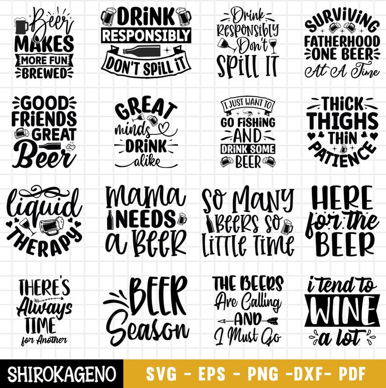 Alcohol Svg Bundle, Shot Glass Quotes Svg, Tequila Svg, Funny Drinking ...
