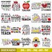 Teacher Svg Bundle, Teacher Quote Svg, School Svg, Teacher Life Svg ...
