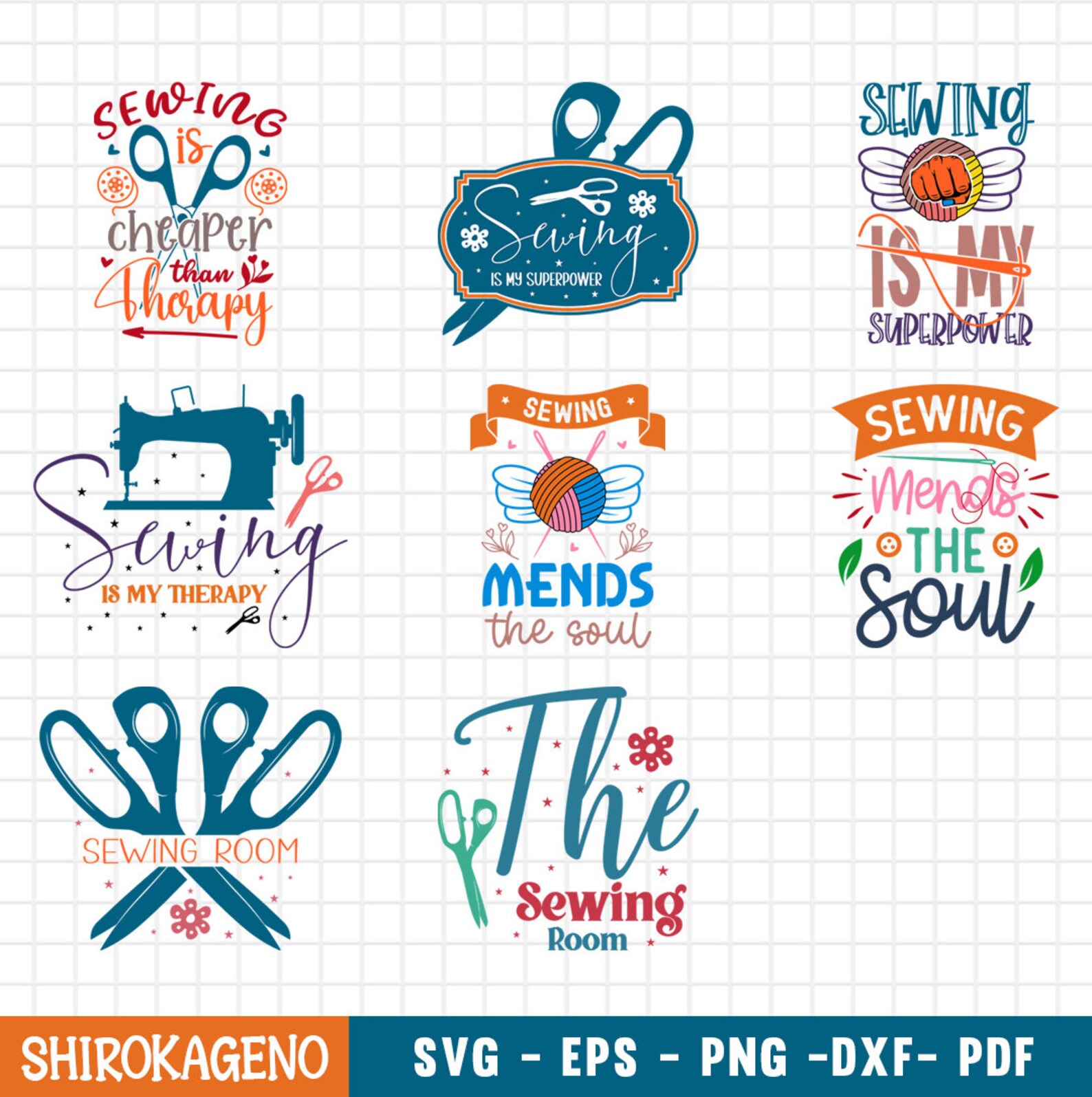 Sewing Svg Bundle, Sew Svg, Sewing Machine Svg, Sewing Room Svg ...