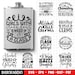 Flask Quotes Svg Bundle, Funny Drinking Quotes Svg, Alcohol Sayings ...