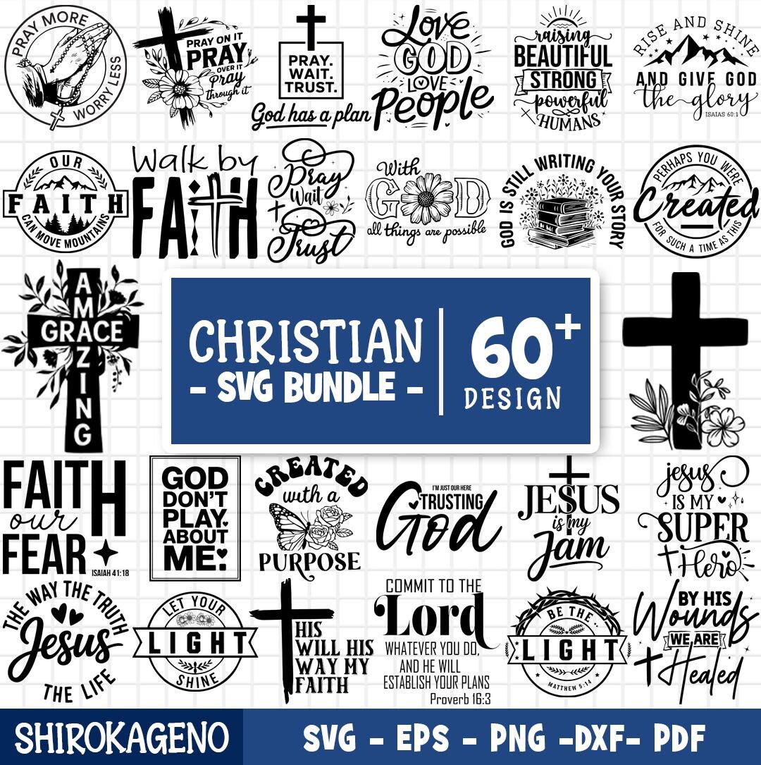 Christian SVG Bundle, Religious Svg, Scripture Svg, Bible Verse Svg ...