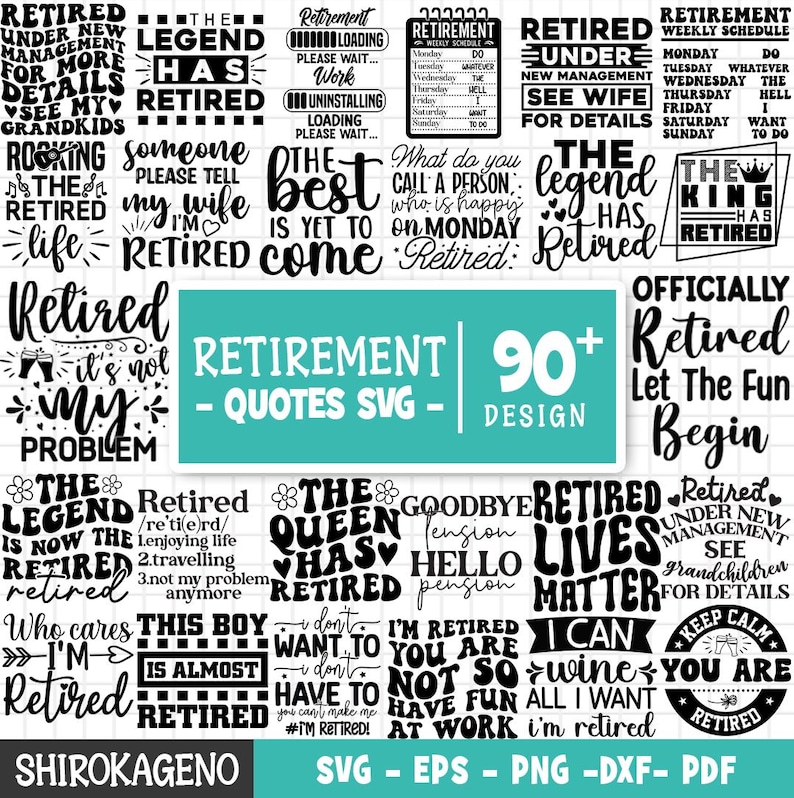 Retirement SVG Bundle, Officially Retired Svg, Retirement Svg 2025 ...