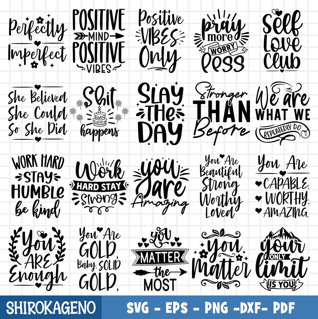 Tumbler Pot Inspirational Svg Bundle, Motivational Svg for Tumbler Pot ...