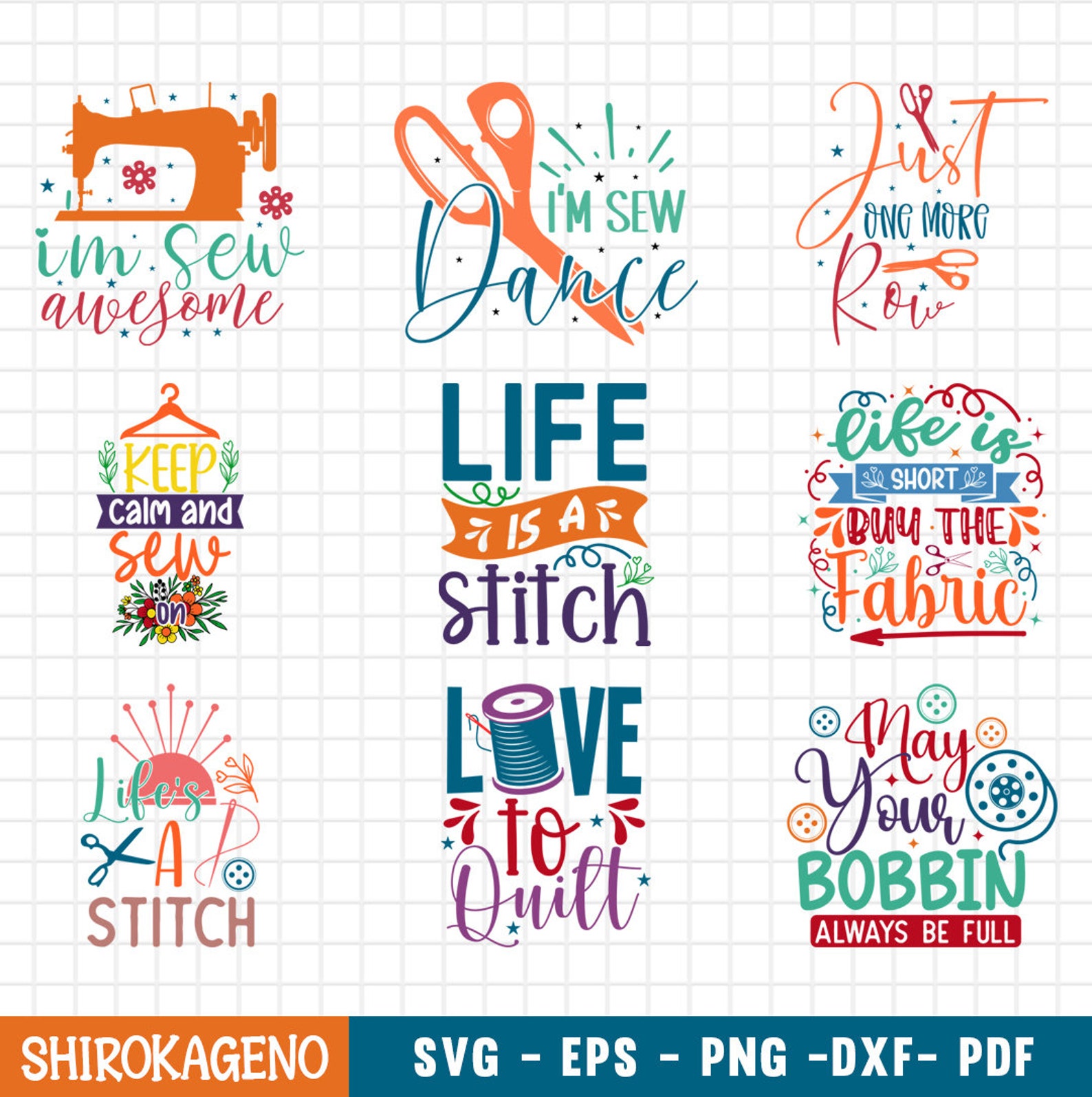 Sewing Svg Bundle, Sew Svg, Sewing Machine Svg, Sewing Room Svg ...