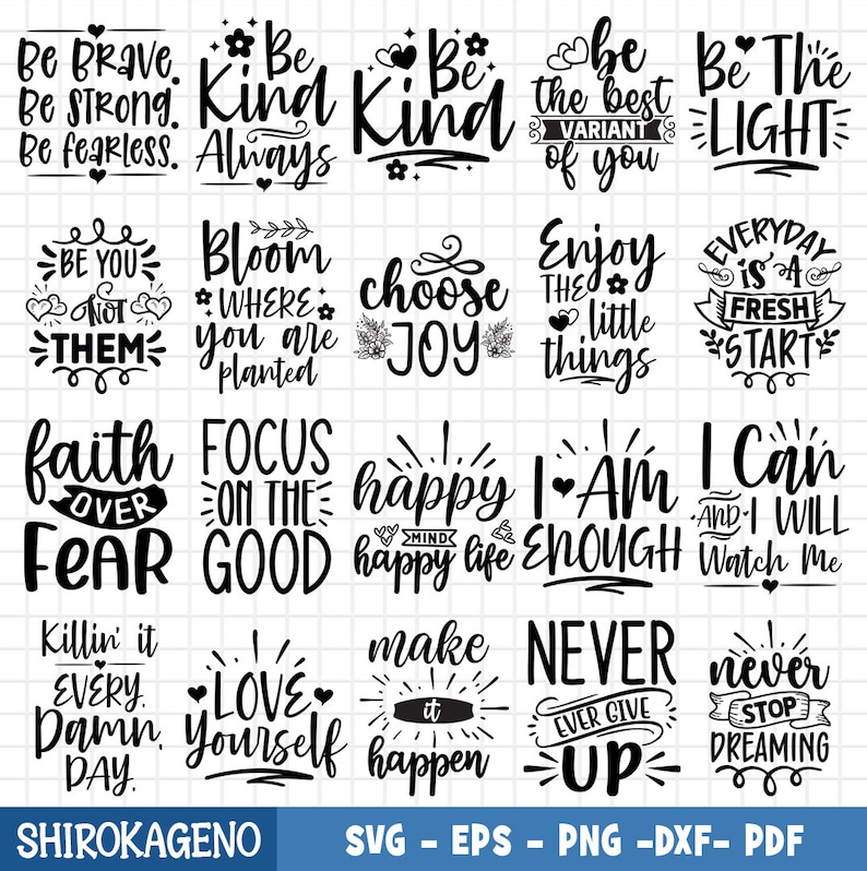 Tumbler Pot Inspirational Svg Bundle, Motivational Svg for Tumbler Pot ...
