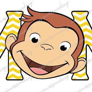 curious george face png