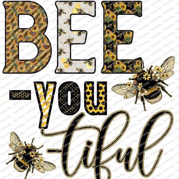 Bee Happy Bumblebee/insect Digital Image Instant Download, PNG ...