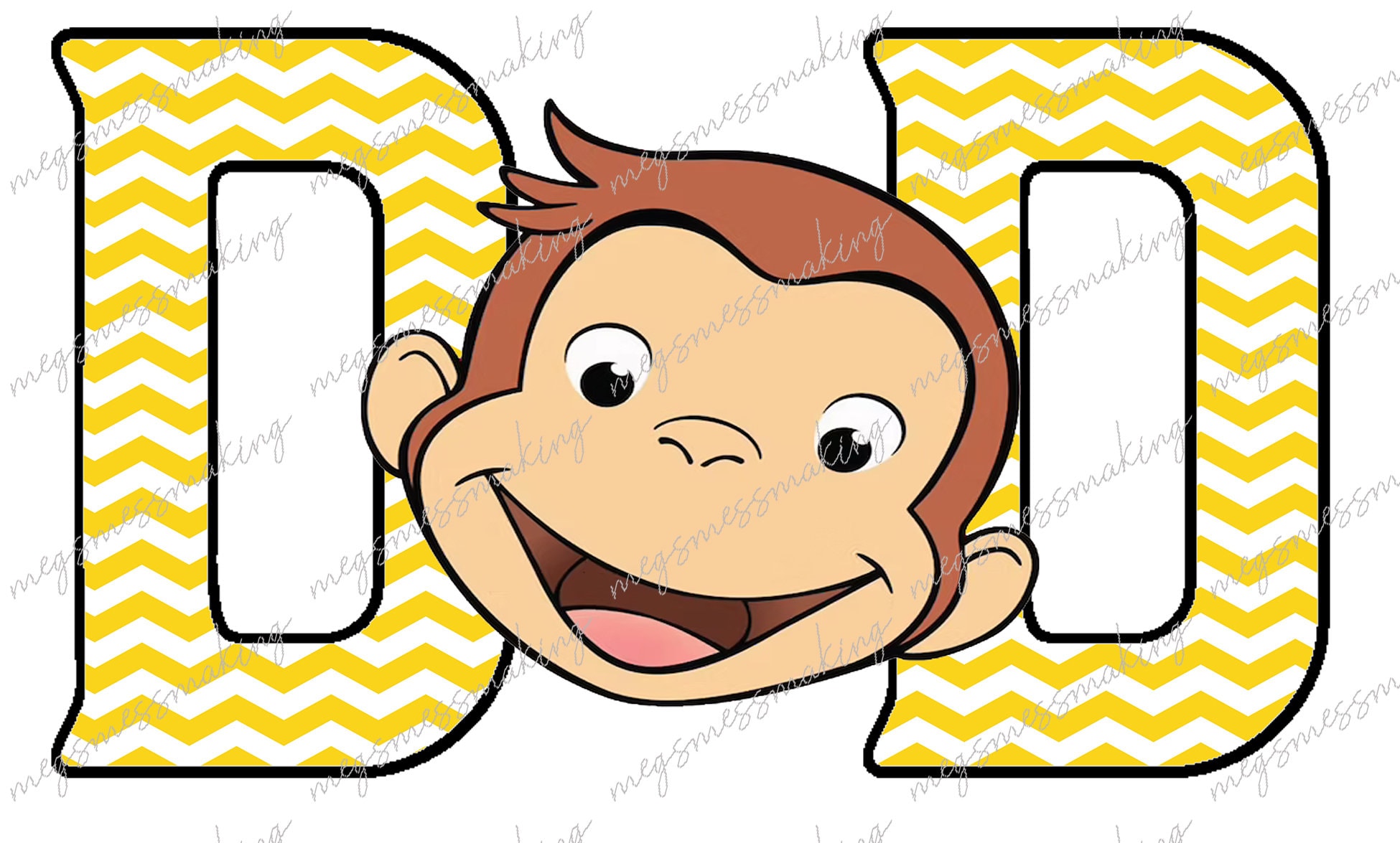 Birthday Shirts- Curious George- Father- Dad- Digital Image Instant ...