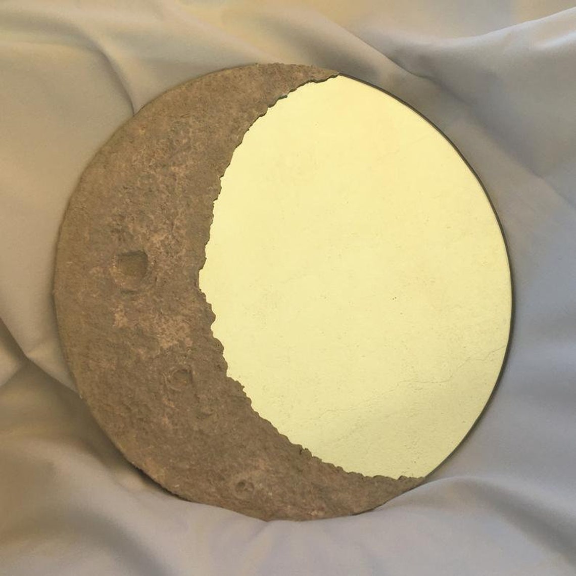 The Lunar Moon Mirror Handmade Celestial - Etsy