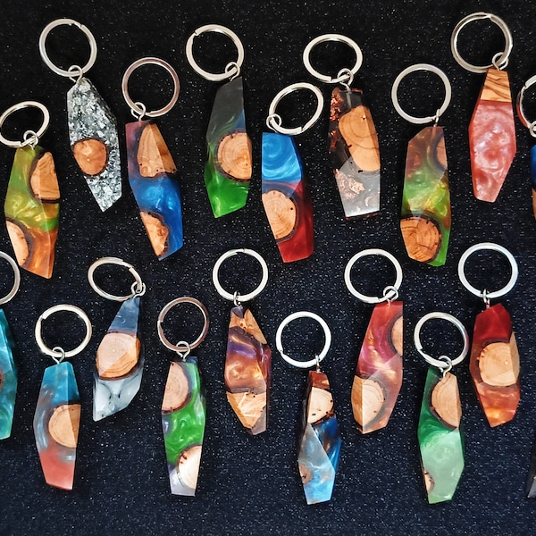 Resin Key Ring - Etsy