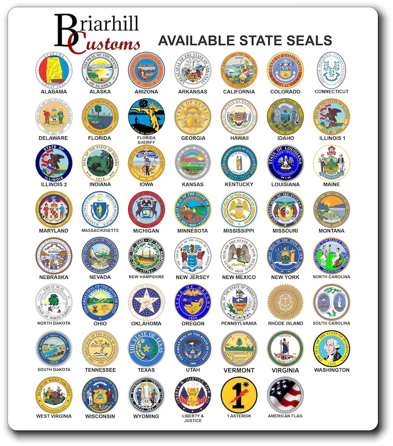 Custom Reflective Sheriff / Law Enforcement Badge Decal / Sticker ...