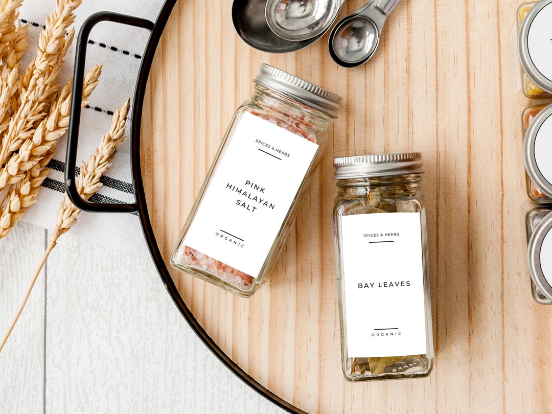 Printable Spices and Herbs Labels, Organize Your Kitchen, Instant ...