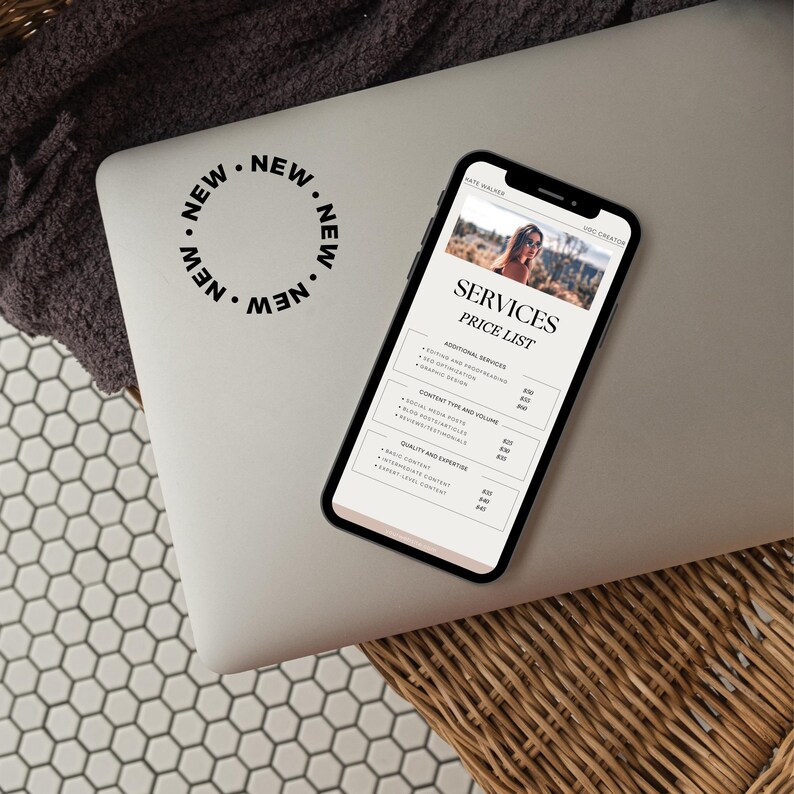 Professional UGC Creator Price List, UGC Price List, UGC Template, User ...