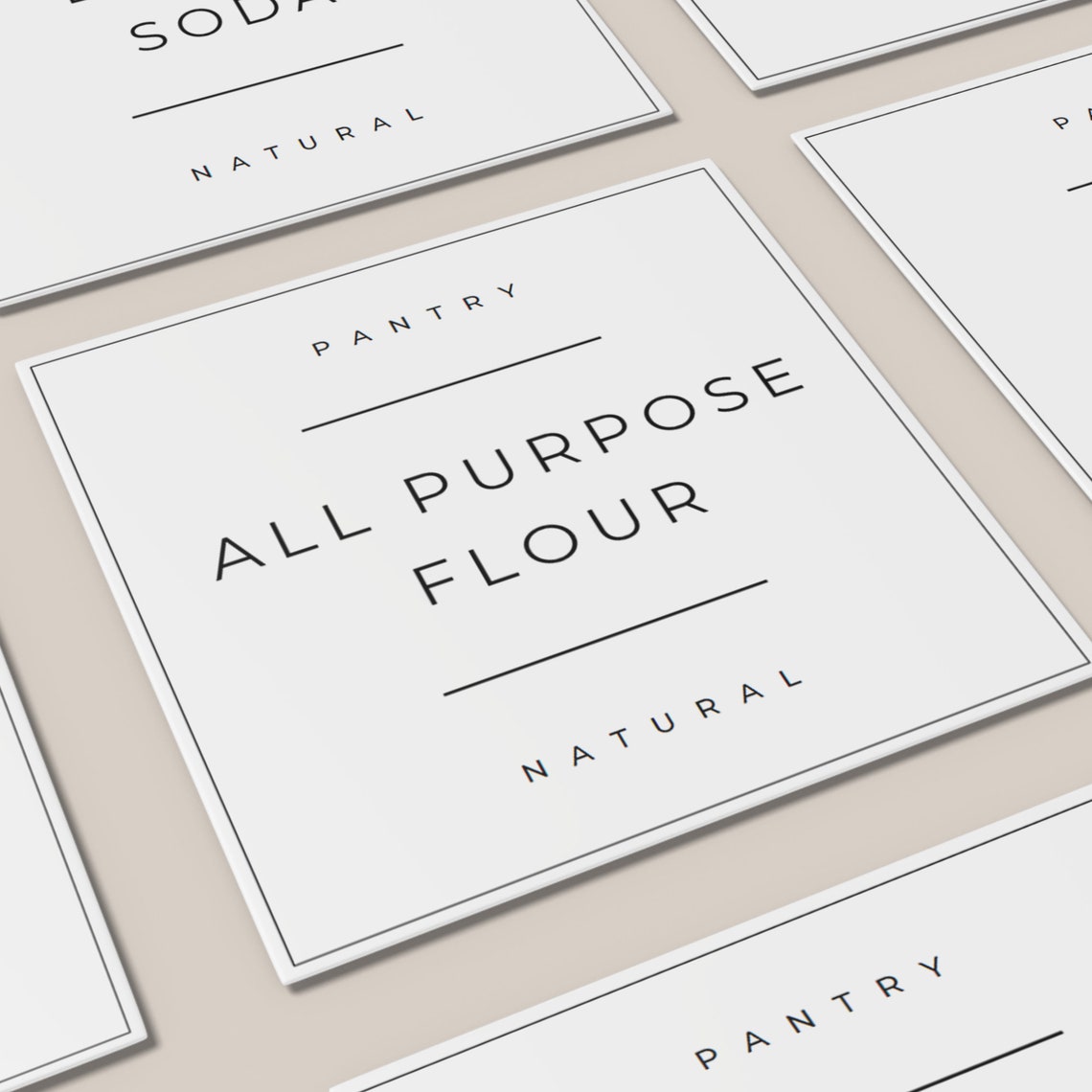 Printable Pantry Labels for an Organized Pantry, Pantry Organization ...