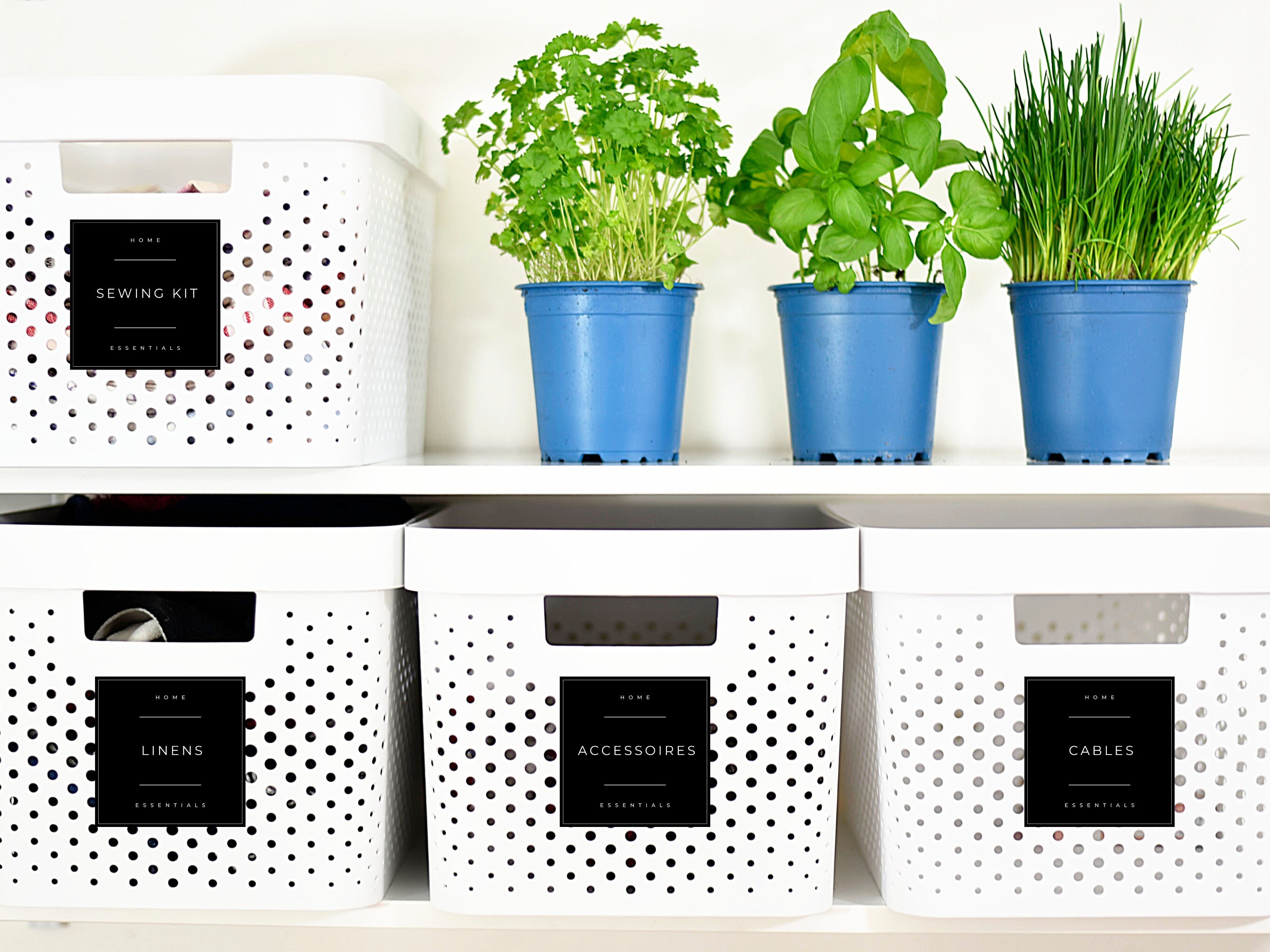 Printable Home Essentials Labels: Organize Your Space - Etsy