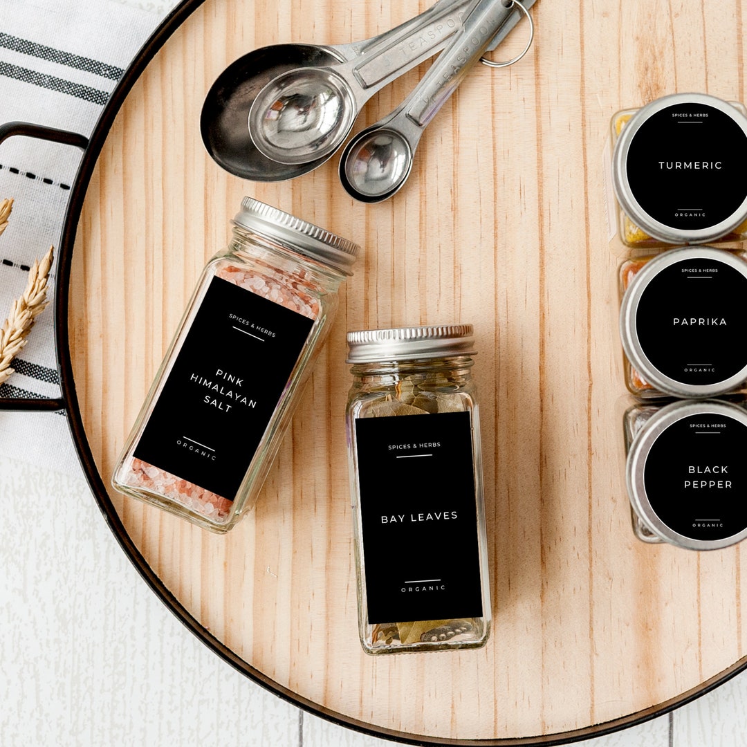 Printable Spices and Herbs Labels, Organize Your Kitchen, Instant ...