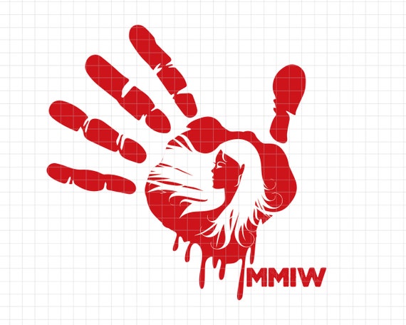 Missing and Murdered Indigenous Women Hand Svg Red Hand - Etsy