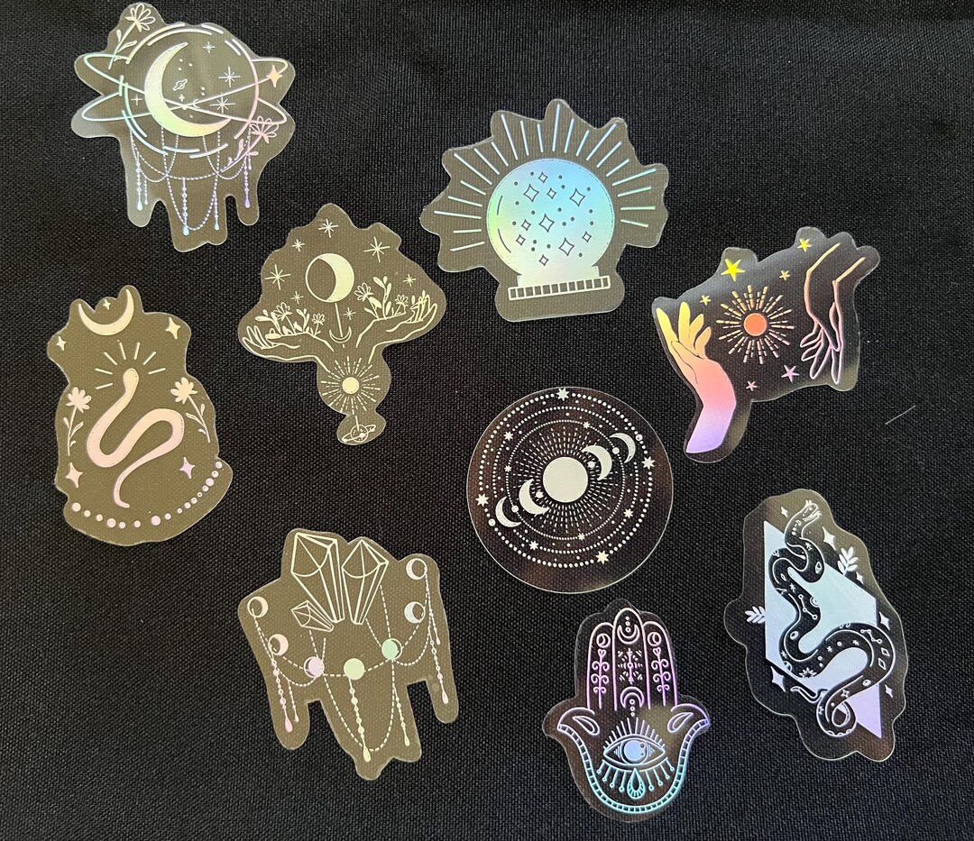 Stickers: Void 9pc Holographic - Etsy