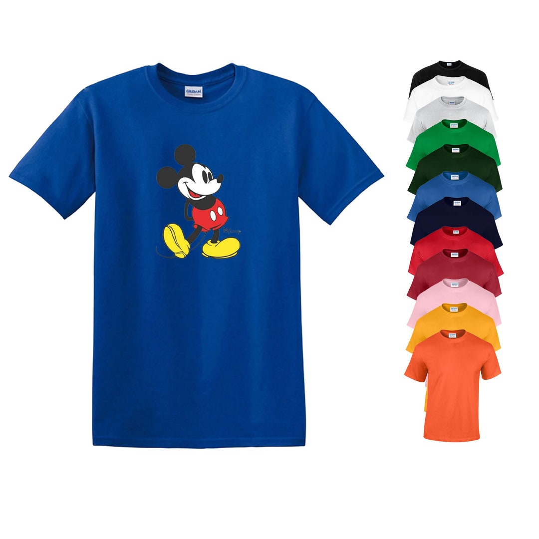 Classic Mickey Mouse T-shirt Tops Disney Inspired T Shirt - Etsy