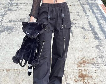 Goth Cargo Pants - Etsy