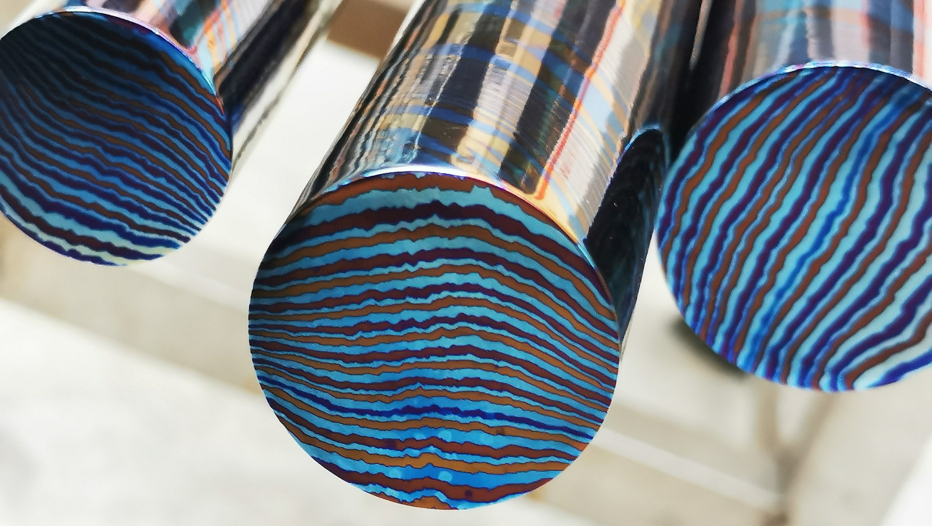 Timascus rod 3 alloys126mm1.128mm | Etsy