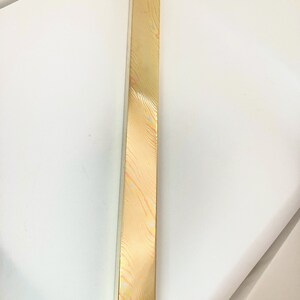 Mokume Gane Copper Square Bar: 120mmx10mmx25mm, Twist Pattern, Three ...