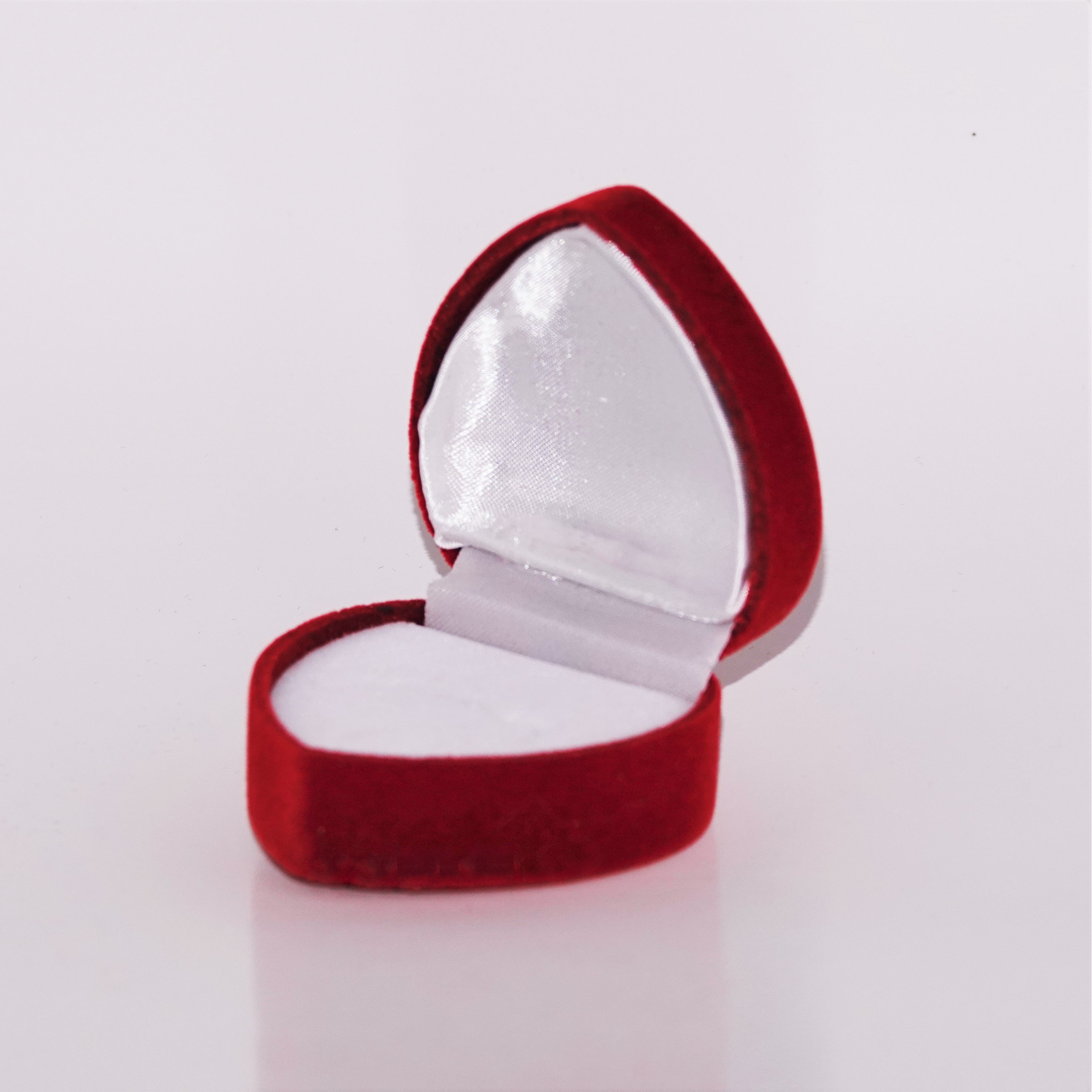 Heart Shaped Velvet Ring Box for Rings and Earrings Buy 1 or | Etsy