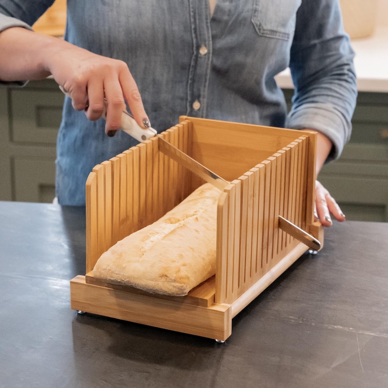 Bread Cutter and Board - Etsy