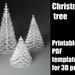 Christmas Tree - Printable PDF Template Pattern for 3D Pen - Etsy