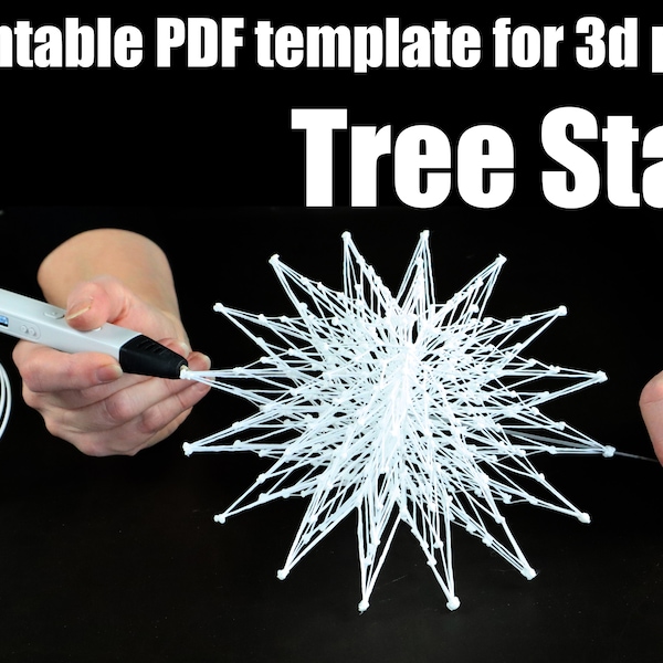 3d Printed Tree Topper - Etsy
