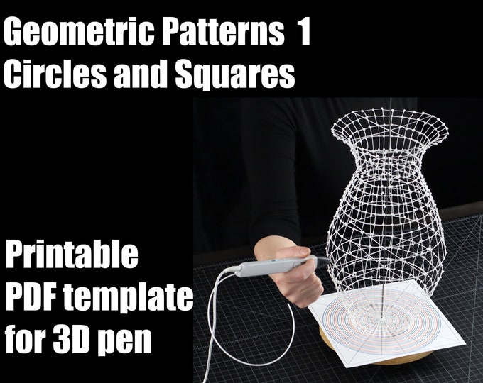 Five Animals for Beginners - Printable Tutorial 3d Pen Template - Etsy ...