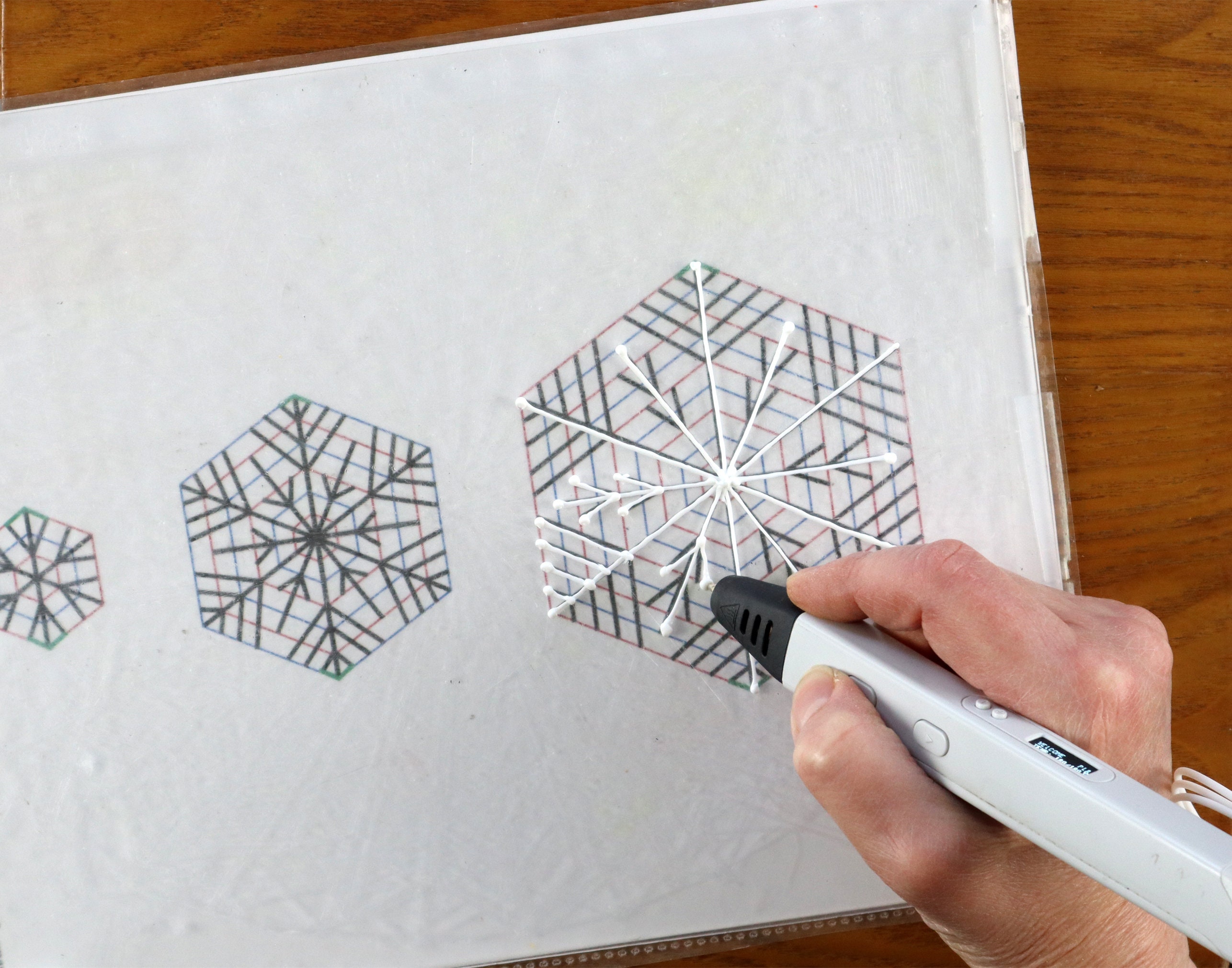 Snowflake Patterns - Printable Pdf Templates for 3d Pen - Etsy