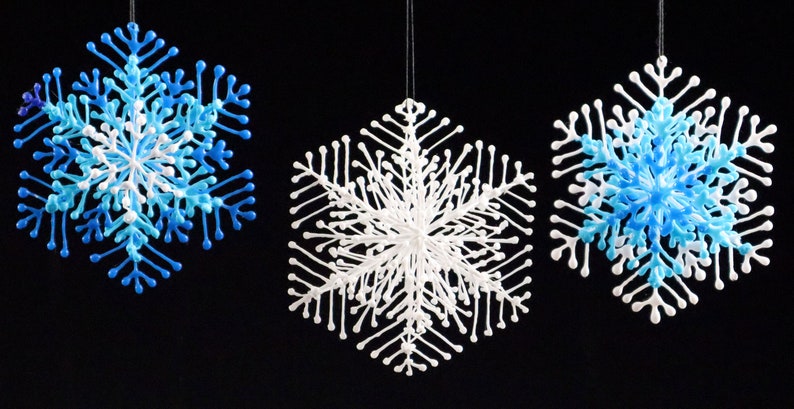 Snowflake Patterns - Printable Pdf Templates for 3d Pen - Etsy