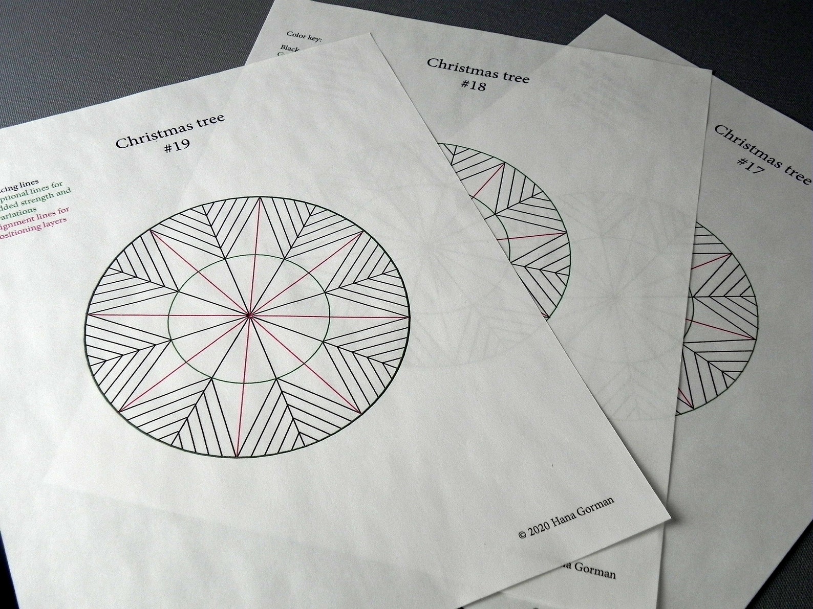 Christmas Tree - Printable PDF Template Pattern for 3D Pen - Etsy