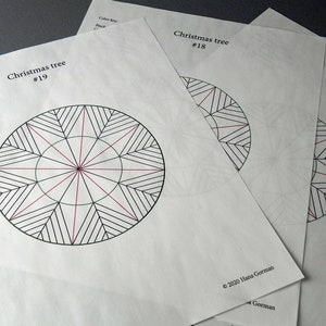 Christmas Tree - Printable PDF Template Pattern for 3D Pen - Etsy