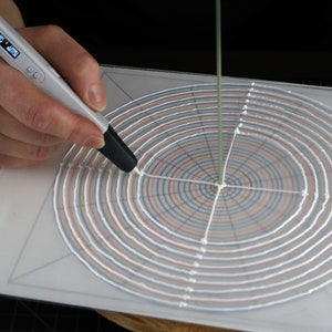 Geometric 3D Pen Templates (printable) Set 1 - Circles and Squares - Etsy