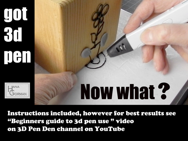 Five Animals for Beginners - Printable Tutorial 3d Pen Template - Etsy