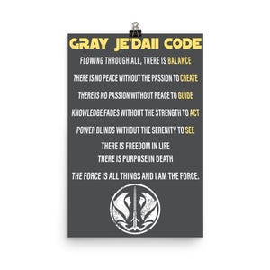 gray jedi code