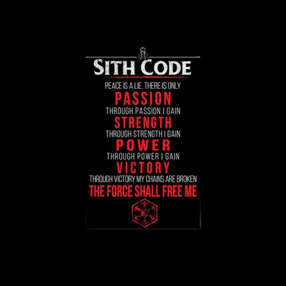 Sith Code In Sith Language