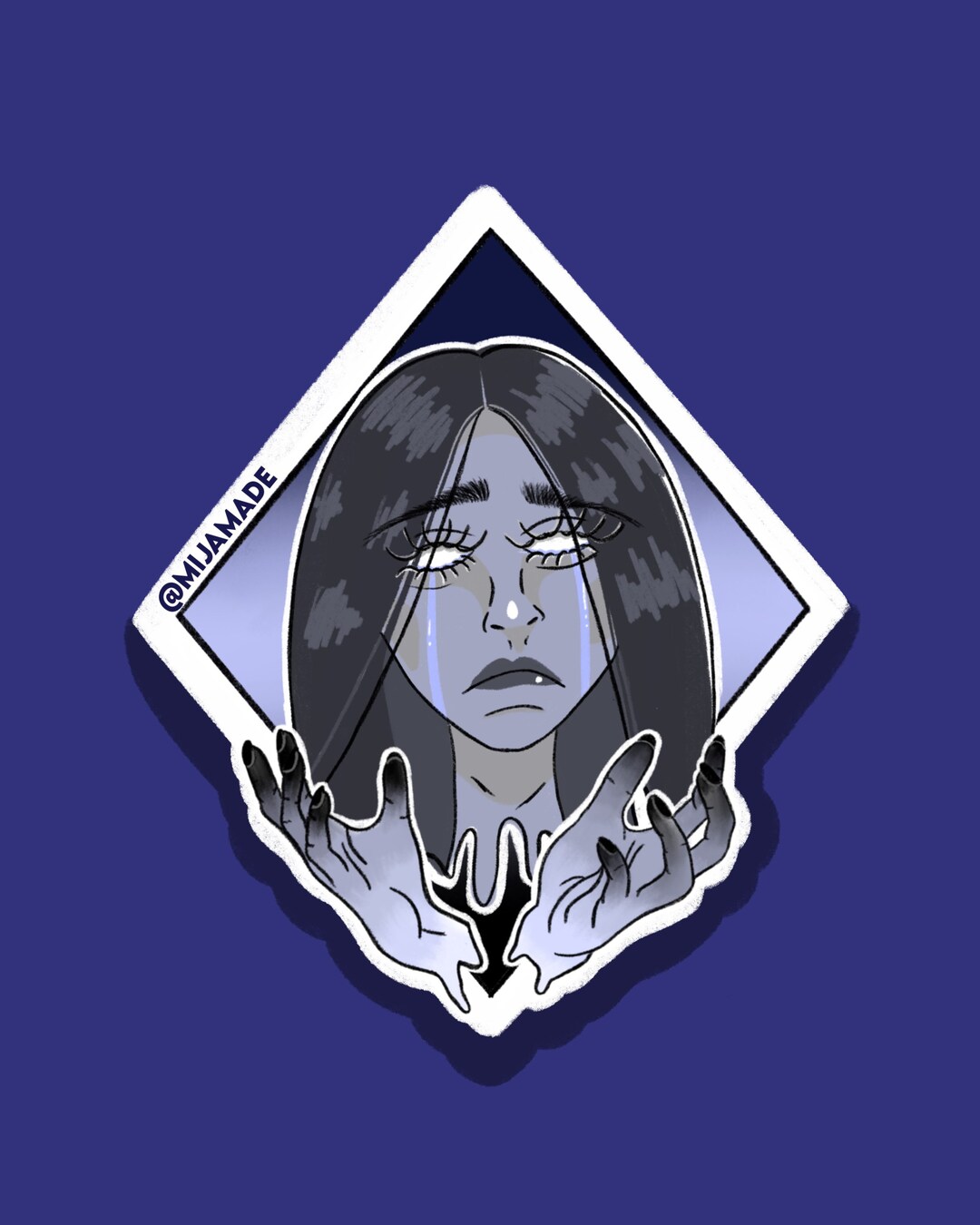 La Llorona Latinx Halloween Sticker - Etsy