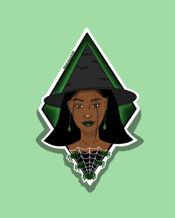 La Bruja Witch Latinx Sticker - Etsy