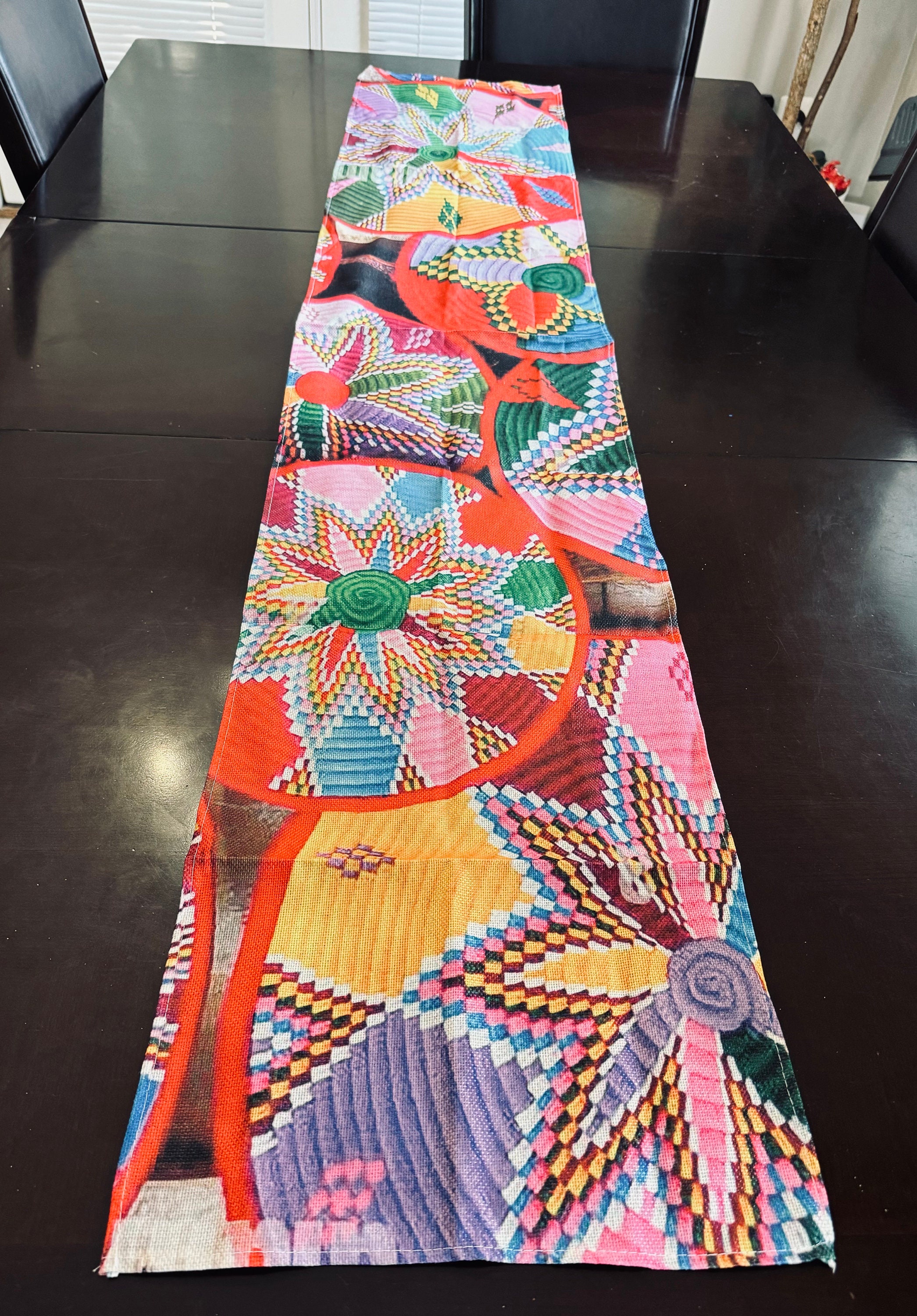 Ethiopian Eritrean Habesha Mesob Bright Color Table Runner - Etsy