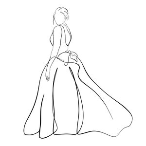 Custom Line Drawing, DIGITAL ART PRINT, Art Commission, Custom Couple ...