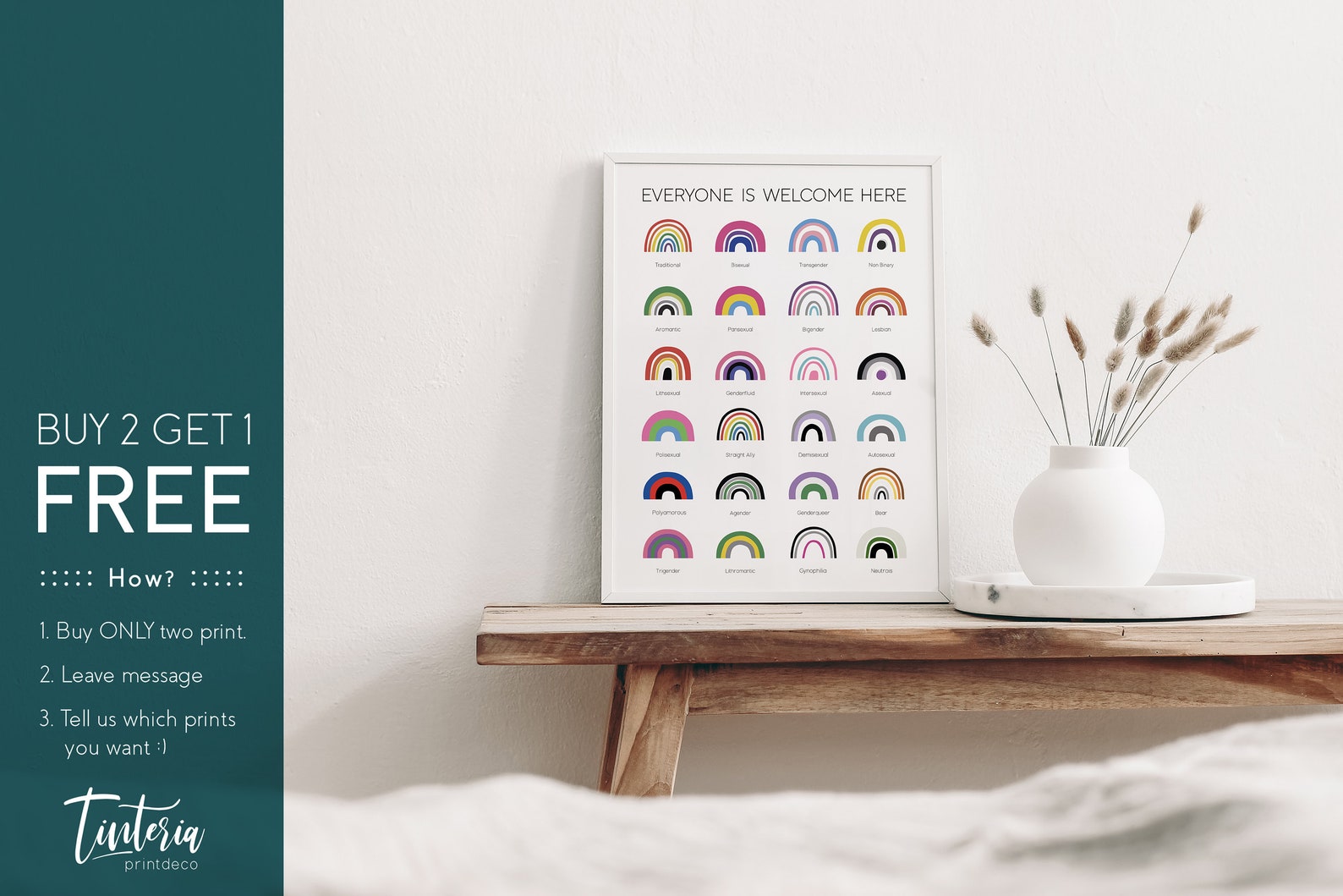Lgbt Wall Art, DIGITAL DOWNLOAD, Pride Flags, Lgbt Gifts, Lesbian Pride ...