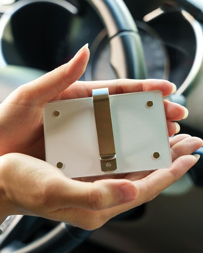 Custom Photo Wooden Car Visor Clip: Personalized Car Decor - Etsy