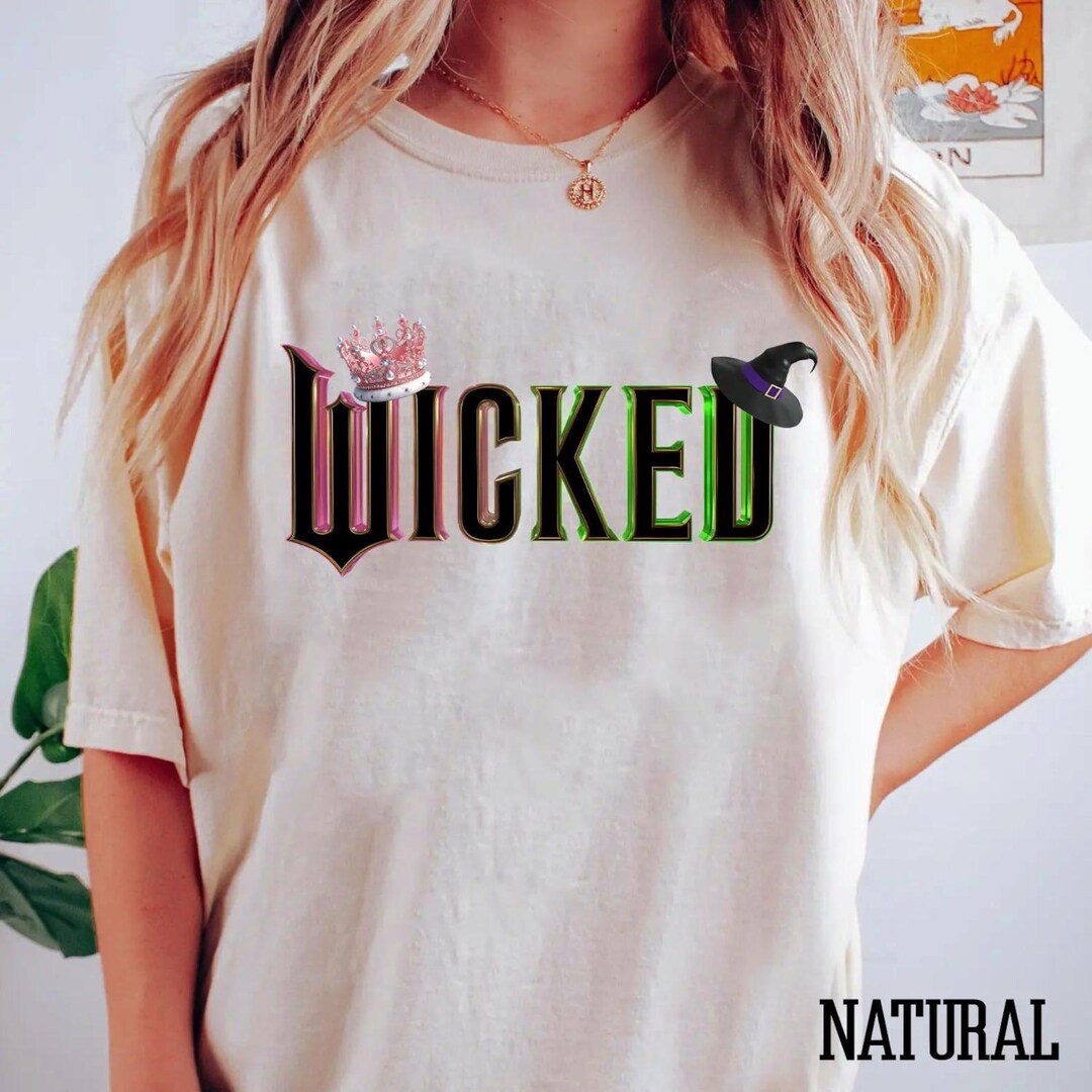 Wicked the Movie Sweatshirt, Wizard of Oz Fan Gift, Witch Pink and ...