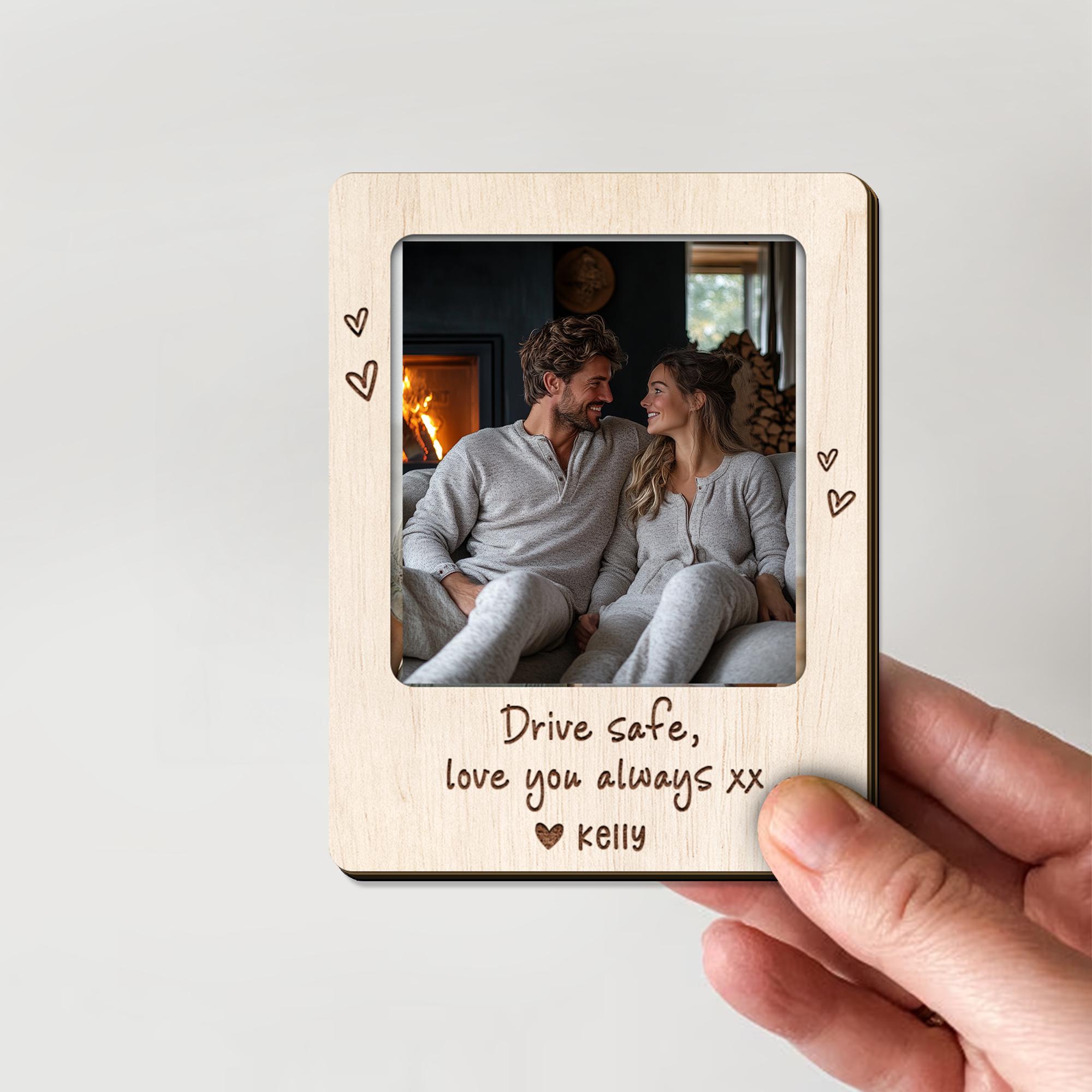 Custom Photo Wooden Car Visor Clip: Personalized Car Decor - Etsy